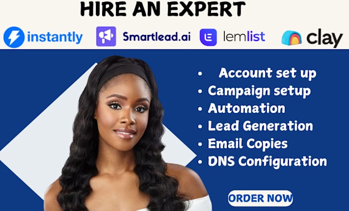 Setup instantly ai or smartlead cold email expert by Opeyemicoldemai ...