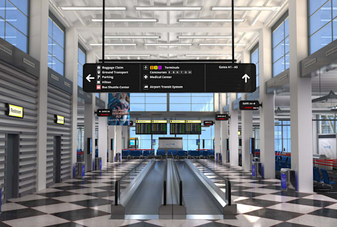 Design airport architecture,2d mep drawing,exterior design,revit model ...