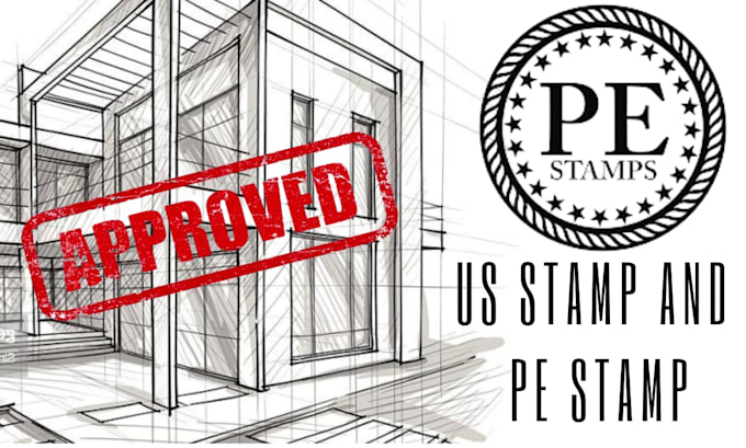 Provide florida pe stamp, architectural stamp, usa stamp, city permit ...