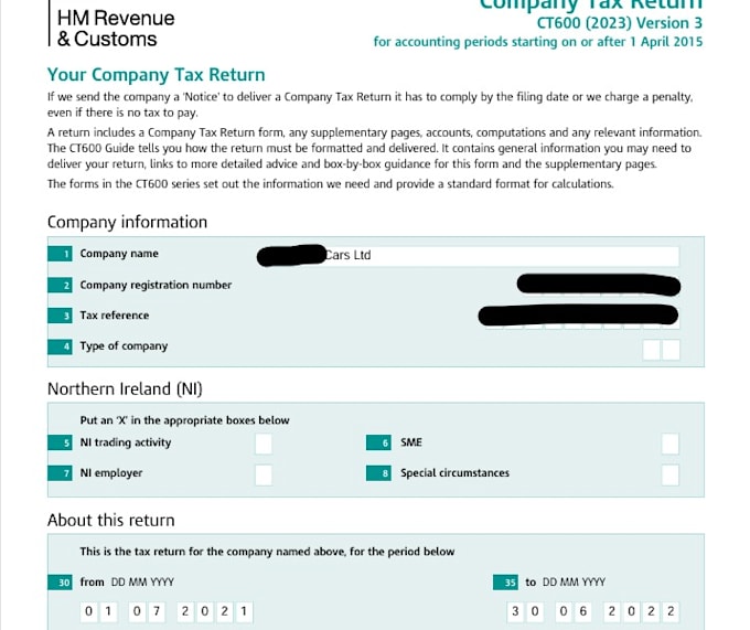 File uk company accounts and corporation tax return to hmrc and ...