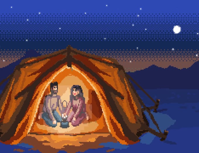 Create retro pixel art animated videos by Joekenanimation | Fiverr