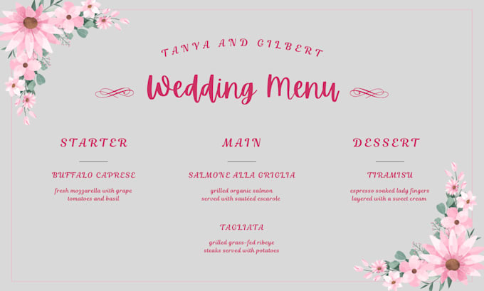 Create menu designs that effectively represent and promote your brand ...
