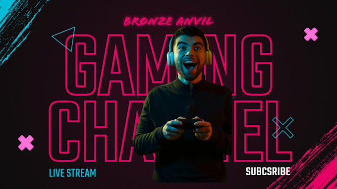 Design a perfect youtube banner by Abddesign1 | Fiverr