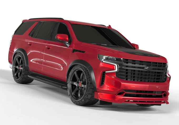 Use blender for 3d fivem car design, bodykit car park, mini van ...