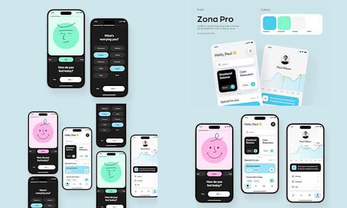 Website ui ux design, mobile app ui ux design, dashboard, ui ux design by Imalshi98 | Fiverr
