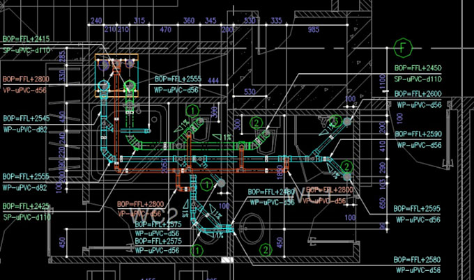 Do plumbing system design autocad revit ifc files by Vutamksn | Fiverr
