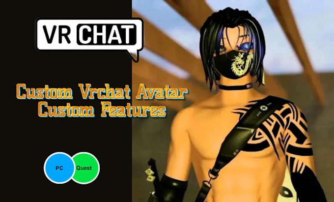 Edit, upload, model vrc, vr chat, vrchat avatar design from scratch by Alomedmod | Fiverr