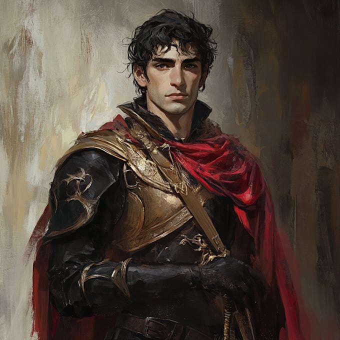 Design realistic fantasy dnd game character illustration by Megamia ...