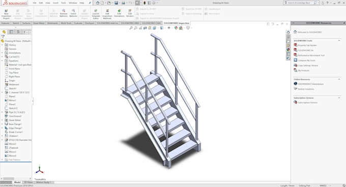 Design 3d parts assemblies cad cam models in solidworks by Umair8263 | Fiverr