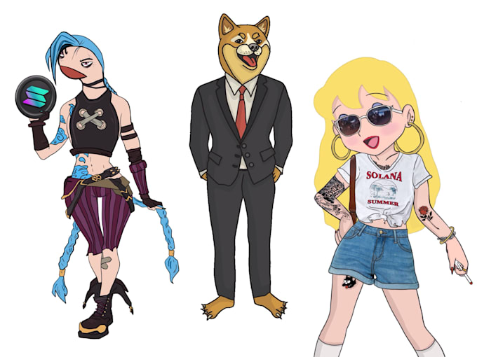 Create unique custom meme characters for any occasion by Rosesmond | Fiverr