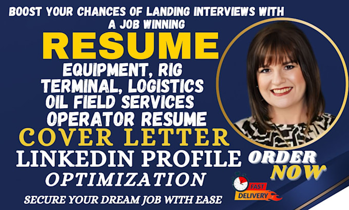 Write equipment, rig, terminal, logistics, oil field services operator ...