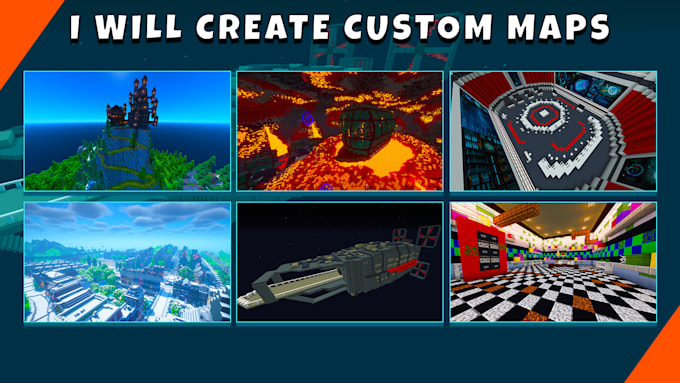Build custom minecraft maps for you by Yasir987 | Fiverr