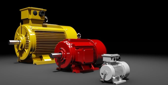 Design 3d mechanical part,automotive, cad model, electric motor, dwg,skp,3ds max by Ramminah ...