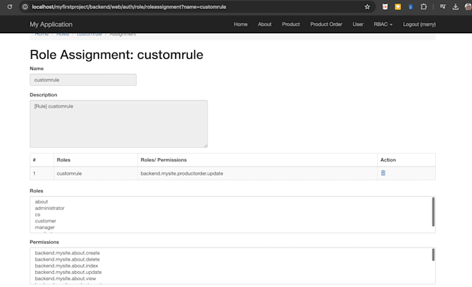 Give a userguide with sourcecode for rbac yii2 framework by Gatot_sr | Fiverr