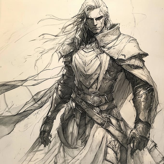 Design a dnd character art and dnd character art by Iegriodith4 | Fiverr