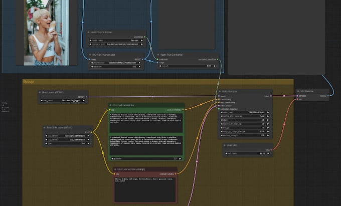 Create custom comfyui workflow for stable diffusion or flux ai image gene by Thematrix_9815 | Fiverr