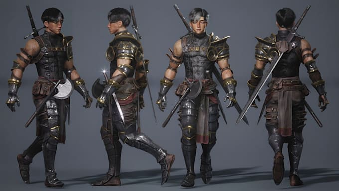 Do 3d game character, 3d game model, 3d character, 3d game assets by Jennykendra_4 | Fiverr