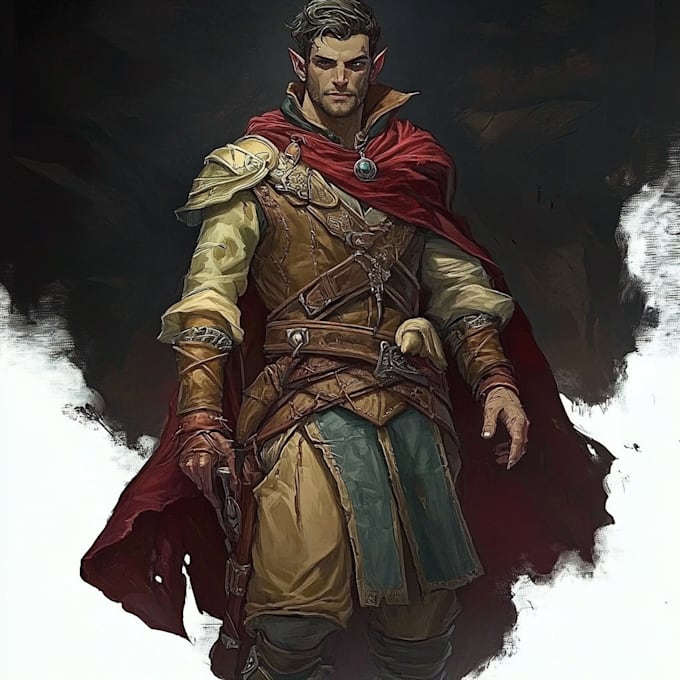 Dnd character art and dnd character art by Gwythqew | Fiverr