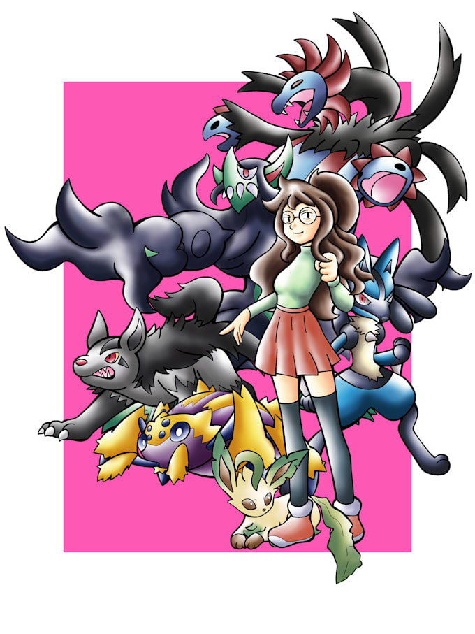 Draw custom fakemon designs and bring your ideas to life by Blackz_art ...