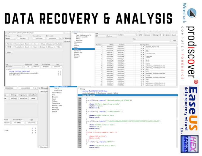 Data recovery, file analysis, recovery, forensics by Hasnainsulta292 | Fiverr