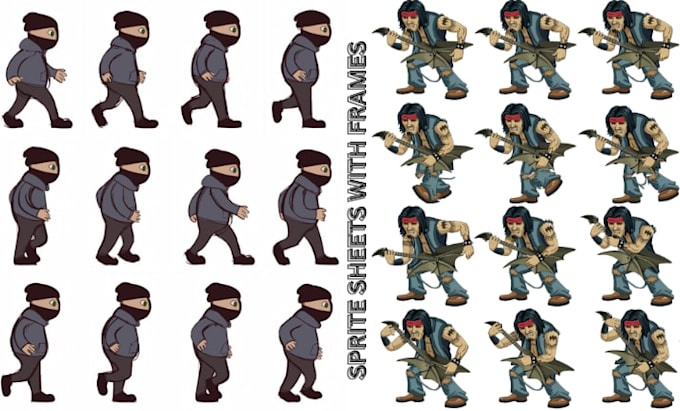 Create 2d sprite sheets, game art, isometric pixel art for games and ...