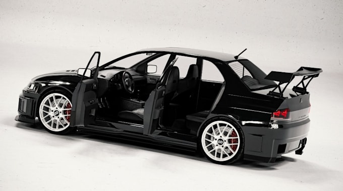 Recreate game car, compact car, model 3d car interior, convertible car ...