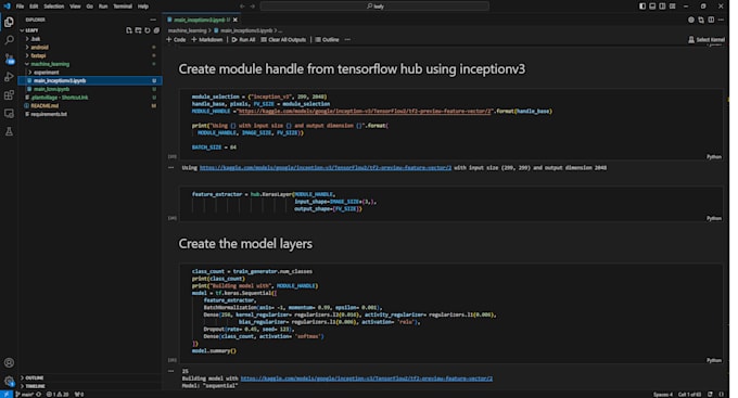 Do machine learning program using python by Kedai_code_v2 | Fiverr
