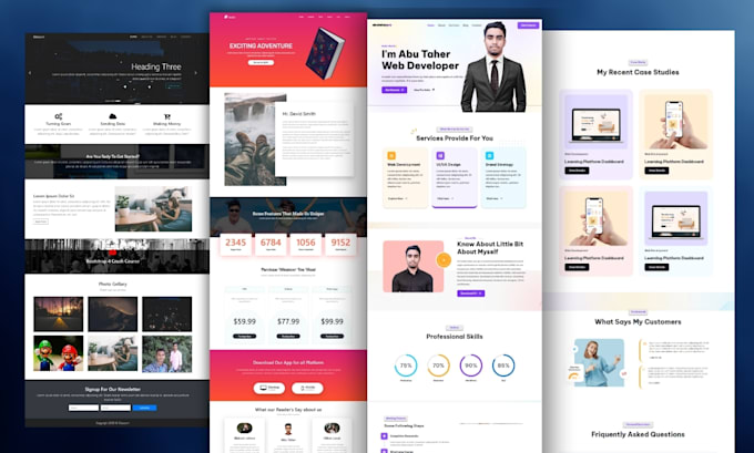 Create a responsive custom wordpress website design and development by ... Create a responsive custom wordpress website design and development by ...