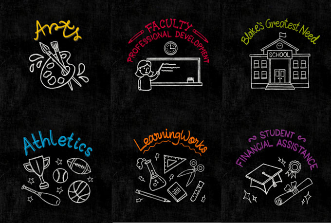Design digital chalkboard art for menus, signs, posters, flyers by ...