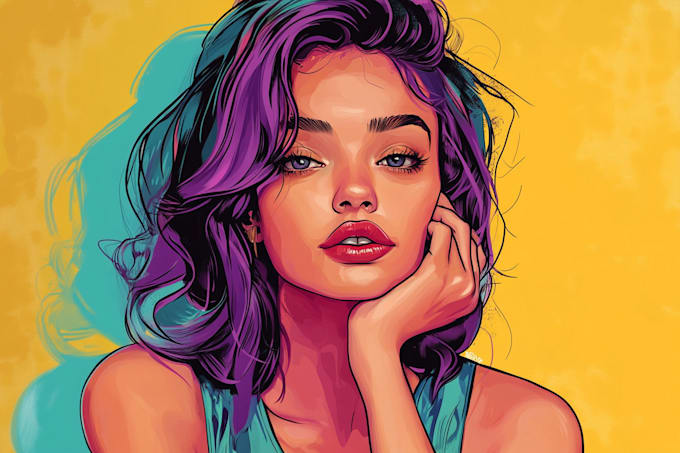 Draw pop art portraits from your photo by Keandrarton | Fiverr