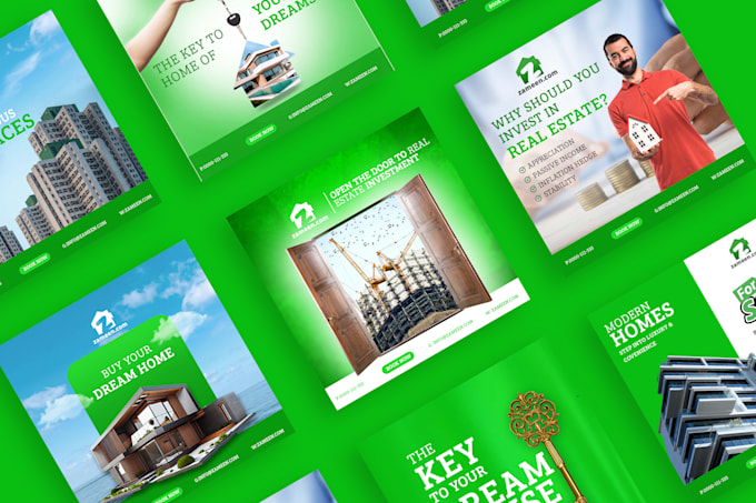 Design trendy and eye catching social media posts for your brand by ...