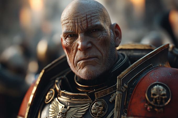 Do your warhammer 40k character illustration by Herbimyc | Fiverr