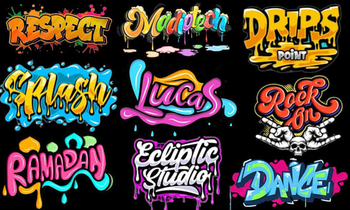 Custom graffiti airbrush logo or t shirt urban handstyle tag lettering ...