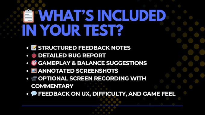 Playtest your game and give professional feedback by Leooliveira1 | Fiverr