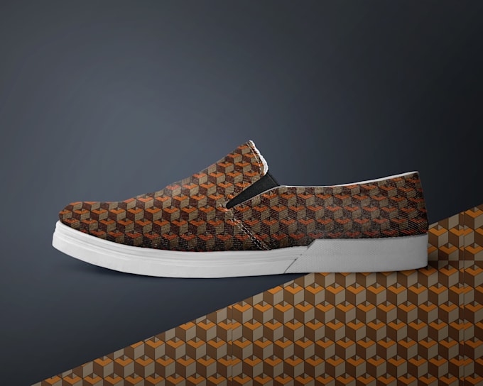 Create unique and stylish footwear pattern designs with free mockups by ...