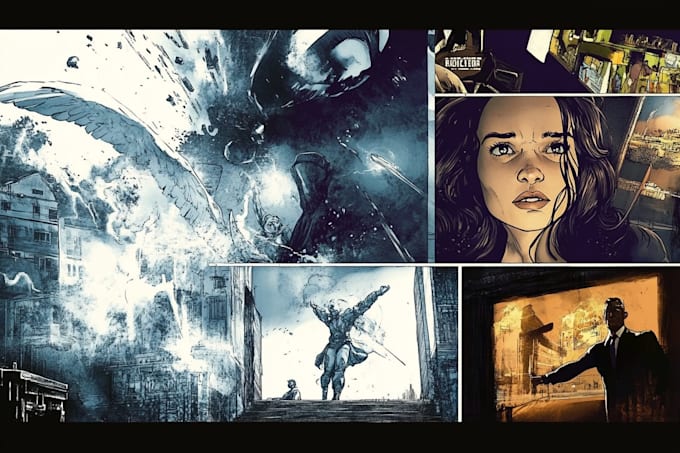 Draw comic in manga style based on your script by Acuraurry | Fiverr