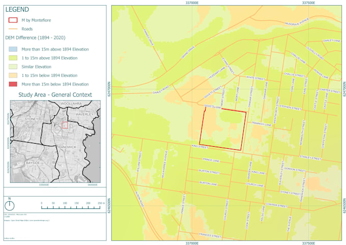 Create gis maps and cartographic figures by Joshuagodino | Fiverr