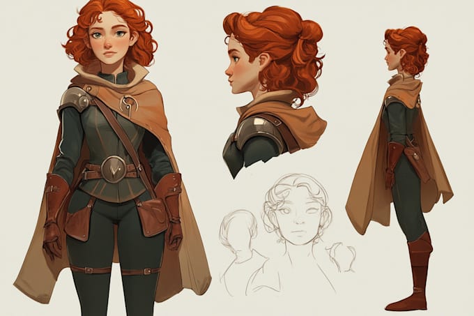 Create fantasy character portrait art by Elainestrai | Fiverr