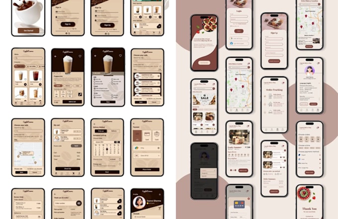 Do ui ux figma design for your flutter mobile app development flutter developer by Btechstudioz ...