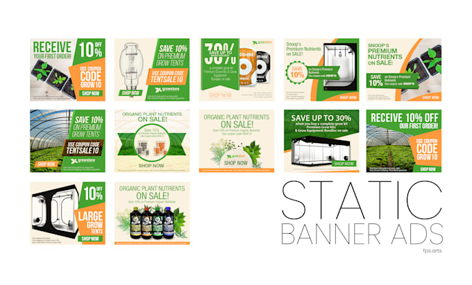 Design creative static banner ads by Fps_arts | Fiverr