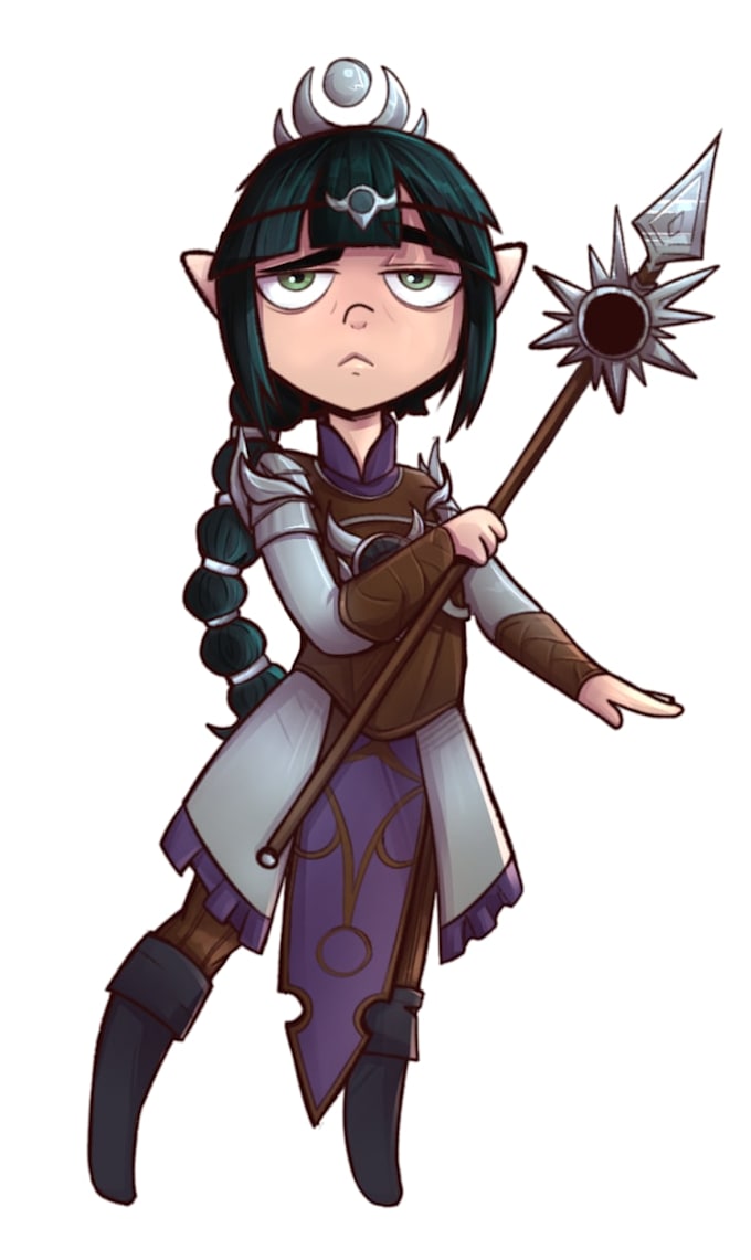 Draw chibi versions of your characters by Cherrinugget | Fiverr