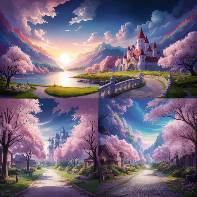 Create anime backgrounds and environment art by Buffabuku | Fiverr