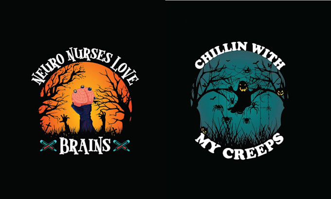 Create custom scary, dark art, halloween, horror logo by Meximew | Fiverr