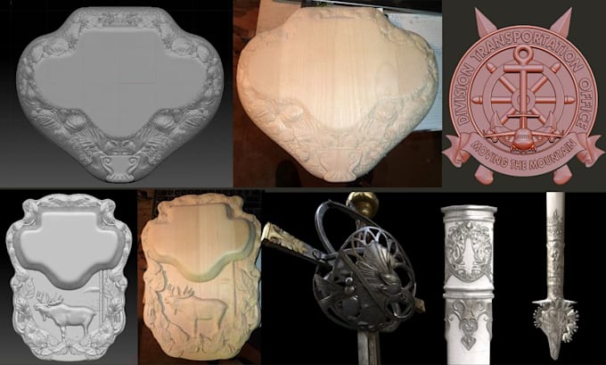 Sculpt custom 3d character portraits, bas reliefs, cnc coin designs ...