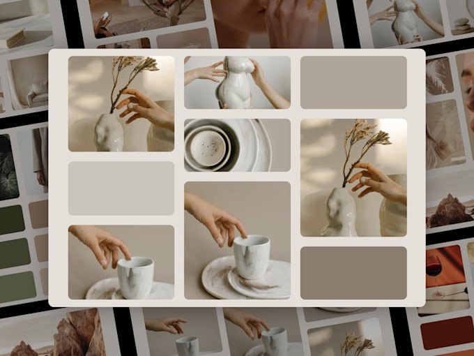 Design modern trendy mood board for your app and website in figma by ...