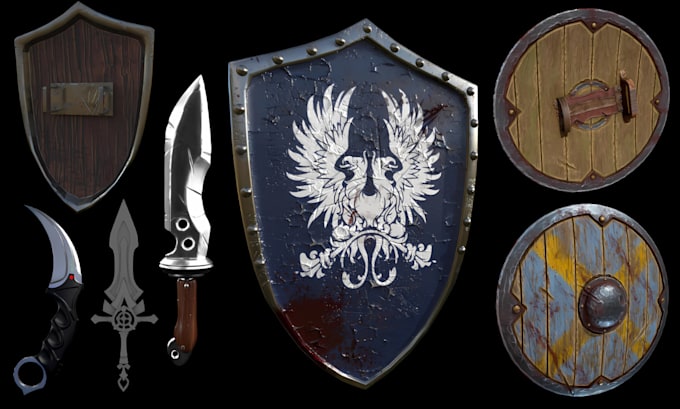 3d mask weapon 3d sword 3d armor knife gun props and cosplay for 3d ...