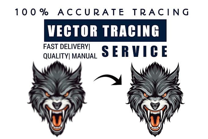Vector trace your logo from raster image, recolor or modify by ...