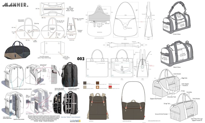 Do creative leather handbags, patternmaker backpack wallets and tech ...