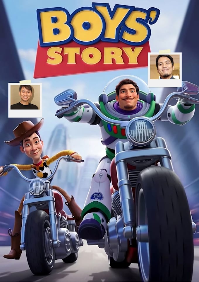 Create disney pixar style poster from your photo by Stanleyadam77 | Fiverr