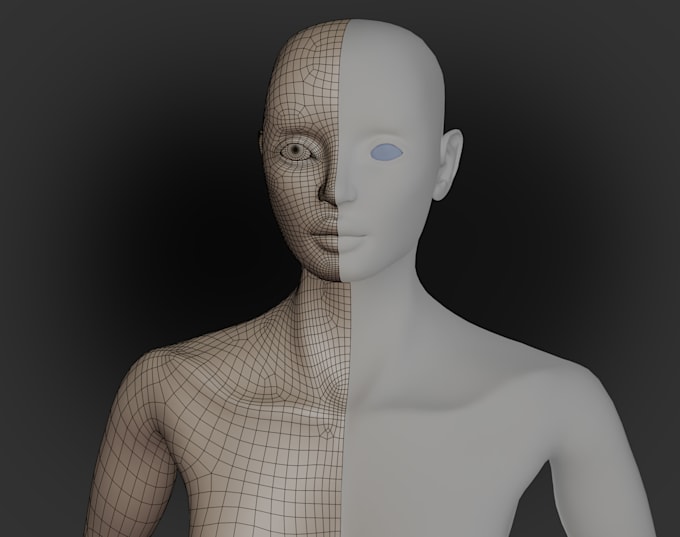 Retopology and uv unwrap your 3d model by Volkova_julia | Fiverr